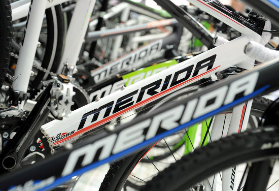 Logo Taiwanese Manufacturer Merida Pictured On Editorial Stock Photo ...