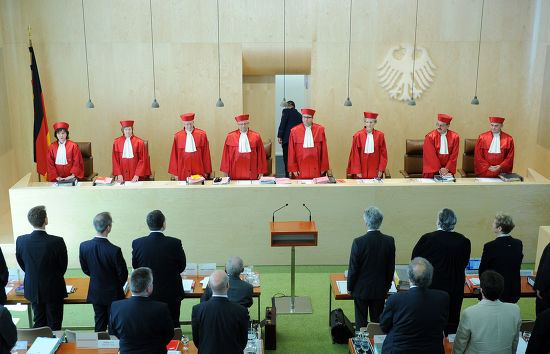 Members Second Senate Constitutional Court Germany Editorial Stock ...