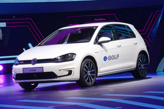 Vokswagen Vw Electric Egolf Presented Exhibition Editorial Stock Photo ...