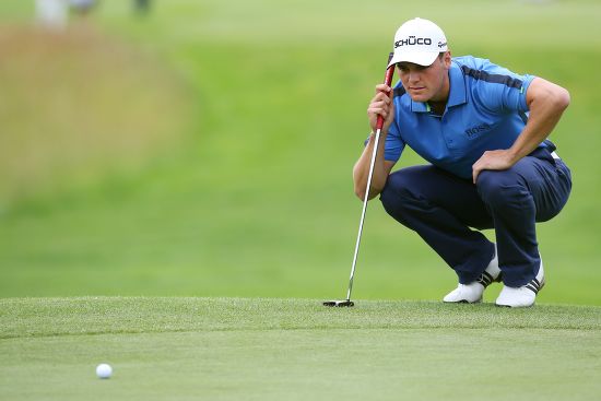 German Golfer Martin Kaymer Lines Putt Editorial Stock Photo - Stock ...