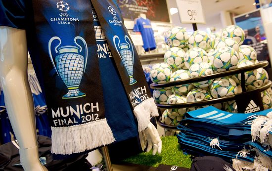Merchandising Goods Uefa Champions League Final Editorial Stock Photo ...