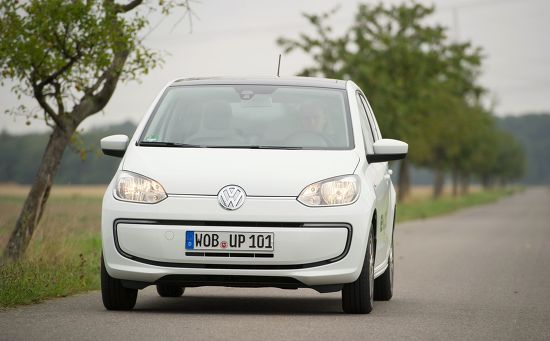 Volkwagen Vw Eup Electric Car Seen Editorial Stock Photo - Stock Image ...