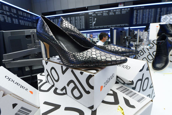 Zalando Boxes Shoes Stand Front German Editorial Stock Photo - Stock ...