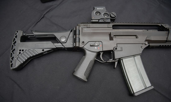 Heckler Koch G36 Assault Rifle Photographed Editorial Stock Photo ...