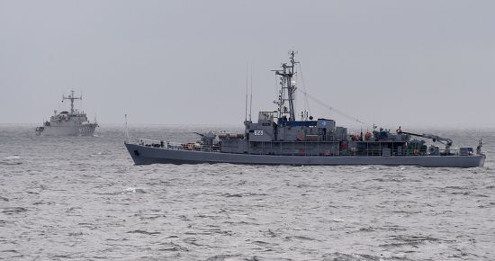 Polish Navys Minesweeper Mewa R Belgian Editorial Stock Photo - Stock ...