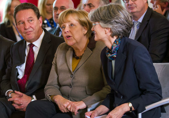 Chancellor Angela Merkel C Sitting Rector Editorial Stock Photo - Stock ...