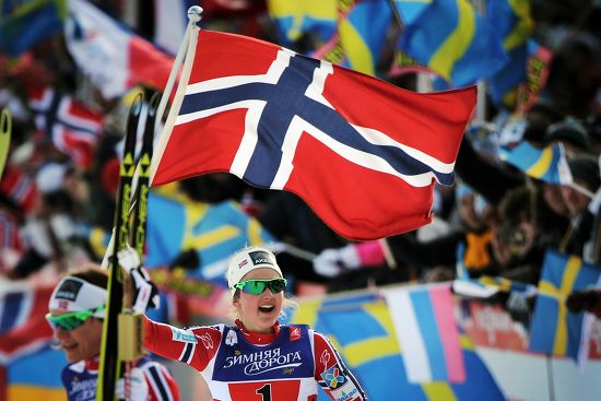 Maiken Caspersen Falla Norway Celebrates After Editorial Stock Photo ...