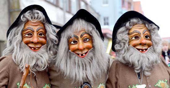Three Masked Members Fools Guild Dornhan Editorial Stock Photo - Stock ...
