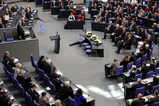 Members German Bundestag Take Part Hour Editorial Stock Photo - Stock ...