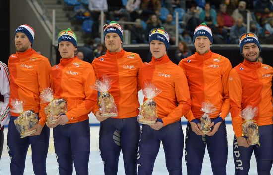 Dutch Mens Relay Team Celebrate Their Editorial Stock Photo - Stock ...