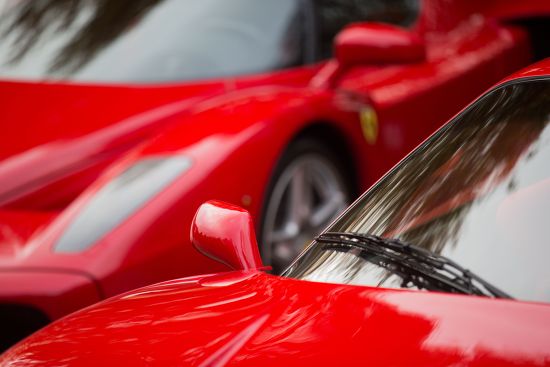 Ferrari Enzo Behind Ferrari F40 Model Editorial Stock Photo - Stock ...