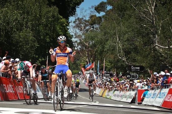 Michael Matthews Rabobank Cycling Team Finishes Editorial Stock Photo ...