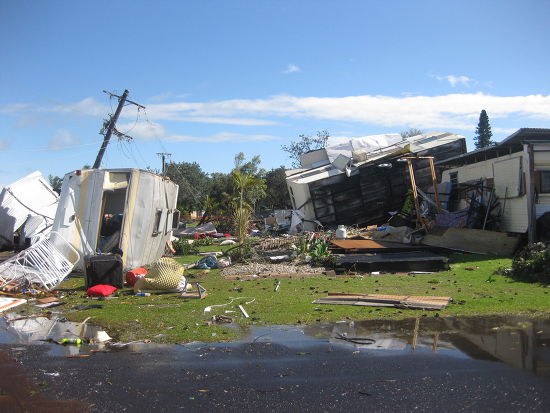 Destroyed Caravans Pictured After Storm Struck Editorial Stock Photo ...
