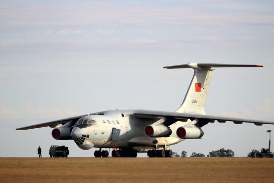 One Two Chinese Military Ilyushin Ii76 Editorial Stock Photo - Stock ...