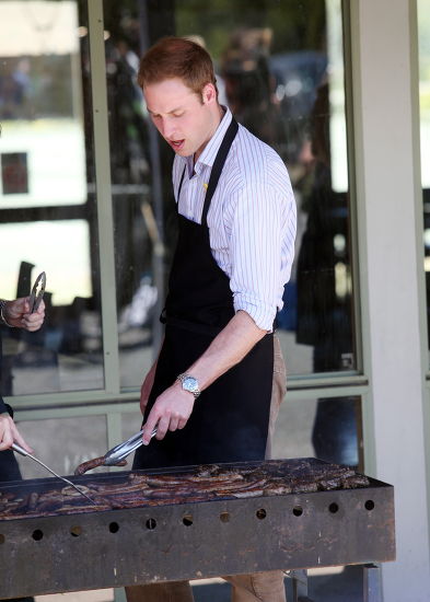 Britains Prince William Helps Out Cooking Editorial Stock Photo - Stock ...
