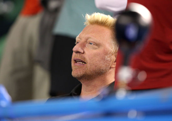 Coach Boris Becker Germany Watches Novak Editorial Stock Photo - Stock ...