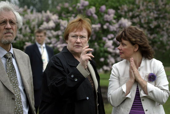 Finlands President Tarja Halonen C Pentti Editorial Stock Photo - Stock ...