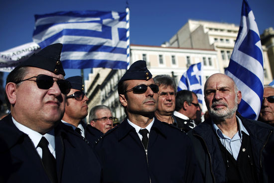 Active Retired Greek Military Officers Take Editorial Stock Photo ...