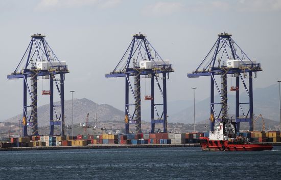 Containers Backlogged Customs House Port Piraeus Editorial Stock Photo ...