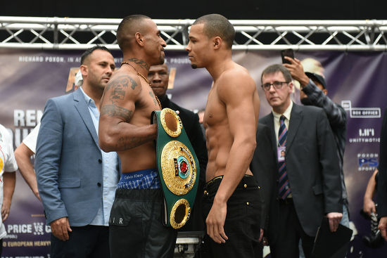 Boxers Renold Quinlan L Chris Eubank Editorial Stock Photo - Stock ...