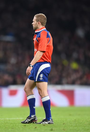 Angus Gardner Referee During Rbs 6 Editorial Stock Photo - Stock Image ...