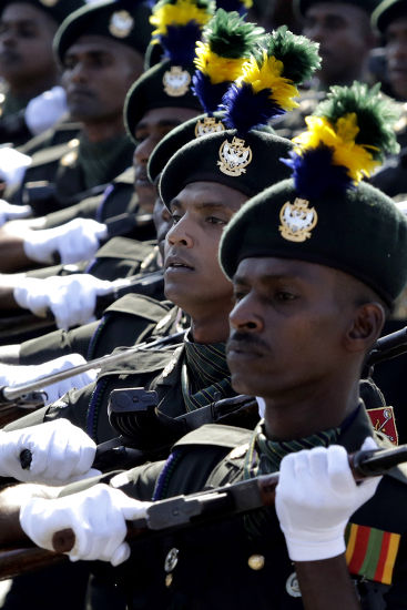 Soldiers Sri Lanka Army March During Editorial Stock Photo - Stock ...