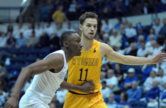 Wyoming Guard Jeremy Lieberman 11 Full Editorial Stock Photo - Stock ...