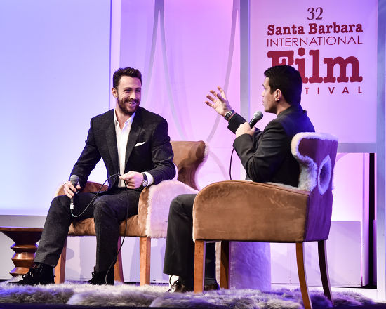 Aaron Taylorjohnson Dave Karger Editorial Stock Photo - Stock Image ...