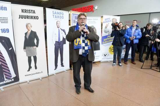 True Finns Partys Leader Timo Soini Editorial Stock Photo - Stock Image ...