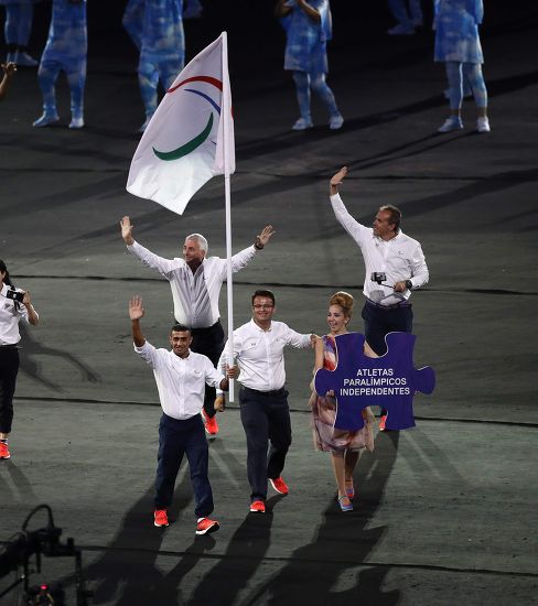 Paralympic Athlete Ibrahim Al Hussein Flag Editorial Stock Photo ...