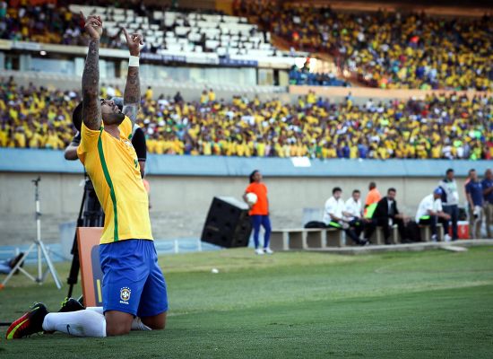 Gabriel Brazil Celebrates After Scoring Goal Editorial Stock Photo ...