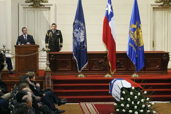 President Chilean Senate Ricardo Lagos Weber Editorial Stock Photo ...