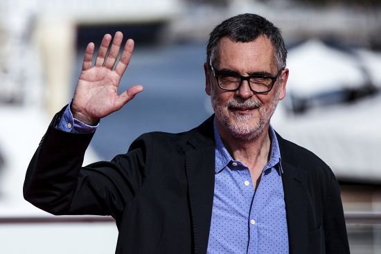 Spanish Director Eduard Cortes Poses During Editorial Stock Photo ...