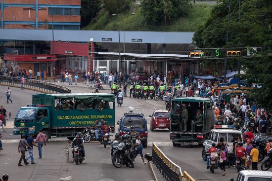 Members Bolivarian National Police Pnb Venezuela Editorial Stock Photo ...