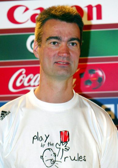 Danish Referee Kim Milton Nielsen Poses Editorial Stock Photo - Stock ...