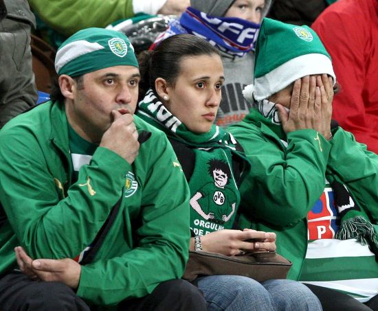 Sportings Lisbon Fans Look Disapointed After Editorial Stock Photo ...