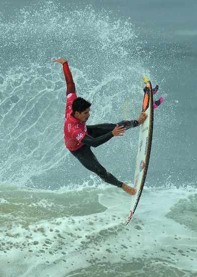 Brazilian Surfer Gabriel Medina Action During Editorial Stock Photo ...