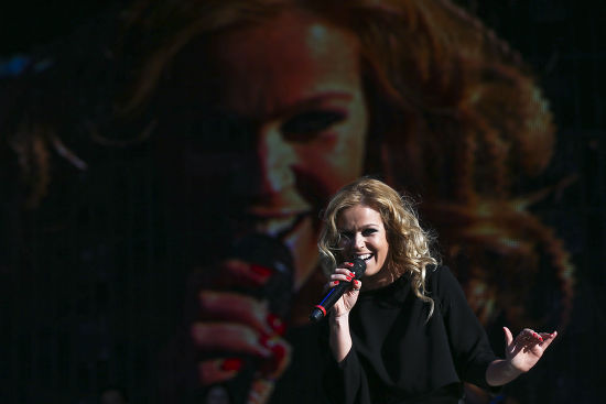 Portuguese Singer Aurea Performs Live On Editorial Stock Photo - Stock ...