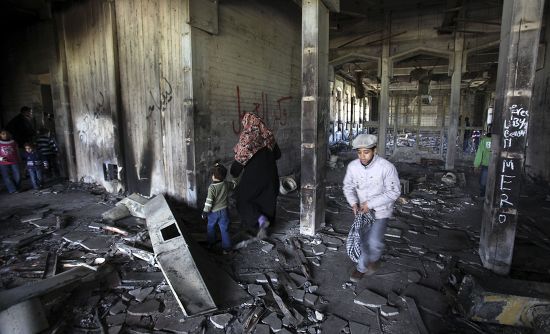 Libyan Families Visiting Libyan Leader Muammar Editorial Stock Photo ...