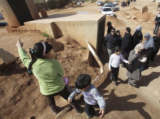 Libyan Families Visit Alkatiba Military Complex Editorial Stock Photo ...