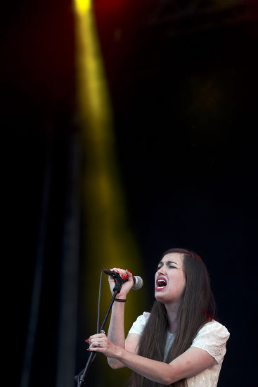 Lead Singer Madeline Follin Us Band Editorial Stock Photo - Stock Image ...