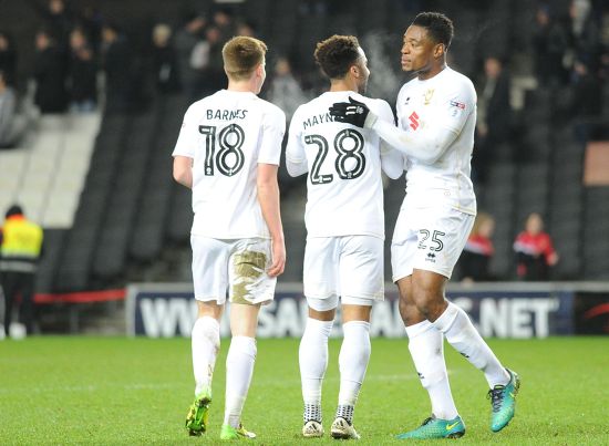 Mk Dons Match Winner Nicky Maynard Editorial Stock Photo - Stock Image ...