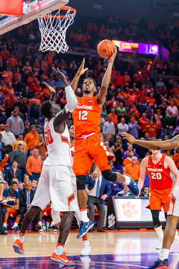 Syracuse Orange Forward Taurean Thompson 12 Editorial Stock Photo ...