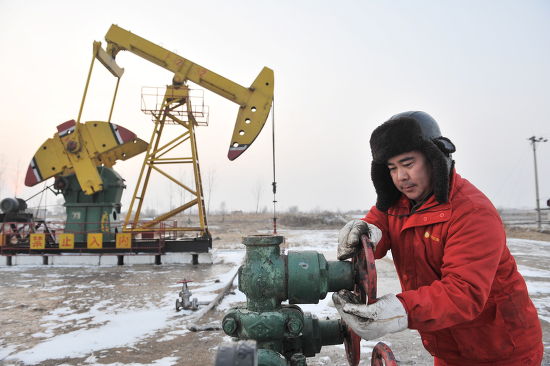 Engineer Works Liaohe River Oil Field Editorial Stock Photo - Stock ...