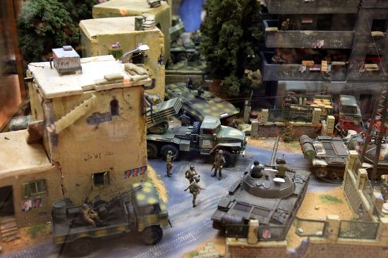 Magnified View Model Syrian Tanks On Editorial Stock Photo - Stock ...