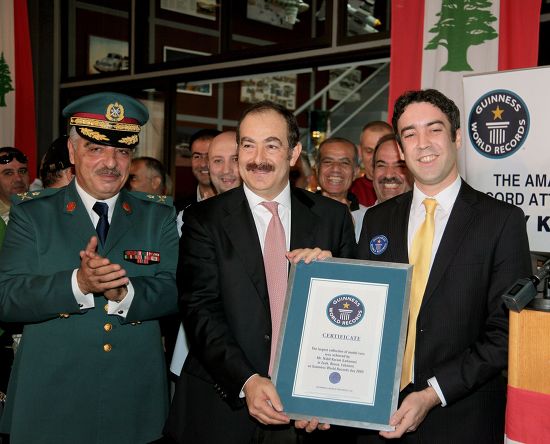 Lebanese Nabil Karam C Receives His Editorial Stock Photo - Stock Image ...