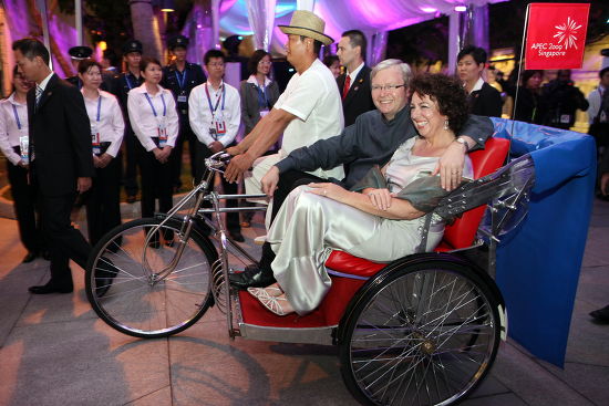 Australias Prime Minister Kevin Rudd Wife Editorial Stock Photo - Stock ...