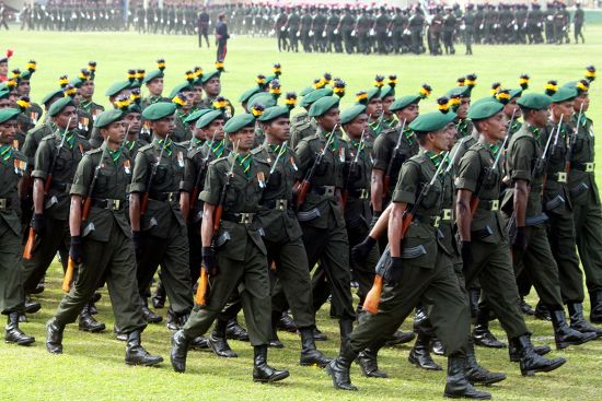 Soldiers Sri Lanka Army Special Ceremony Editorial Stock Photo - Stock ...