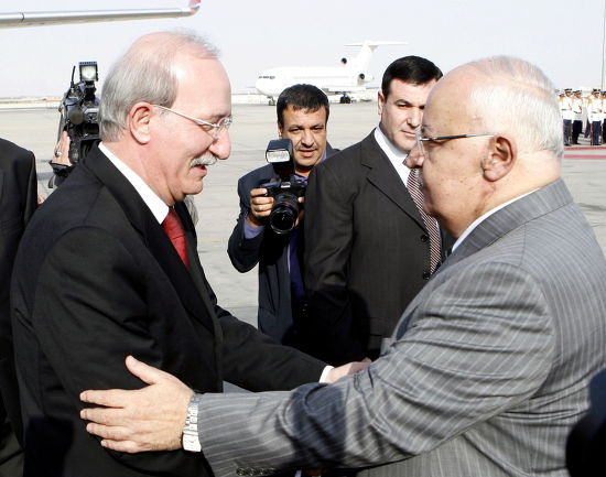 Syrian Prime Minister Naji Ottari R Editorial Stock Photo - Stock Image ...