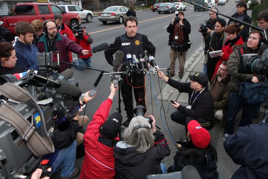 Pierce County Sheriffs Spokesman Ed Troyer Editorial Stock Photo ...
